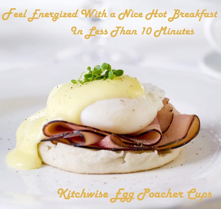 Silicone Egg Poacher Cups – 6 Pack BPA Free Poaching Pods – Microwave ...