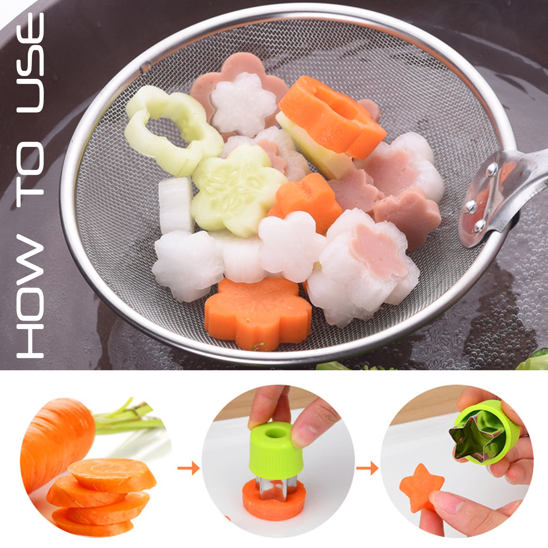 Vegetable Cutter Shapes at Trevor Roy blog